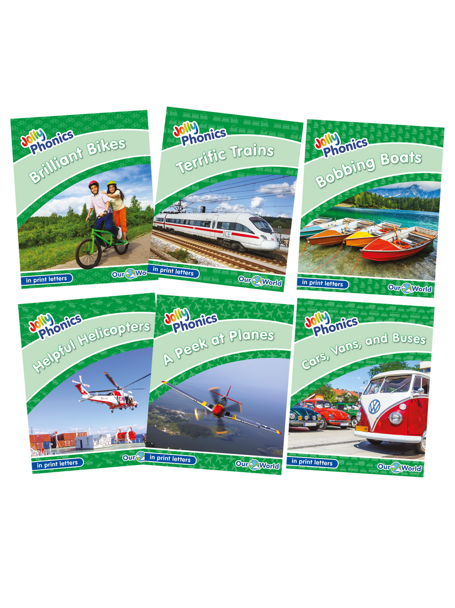 Jolly Phonics Readers Level 3 Our World (in print letters) – Jolly ...
