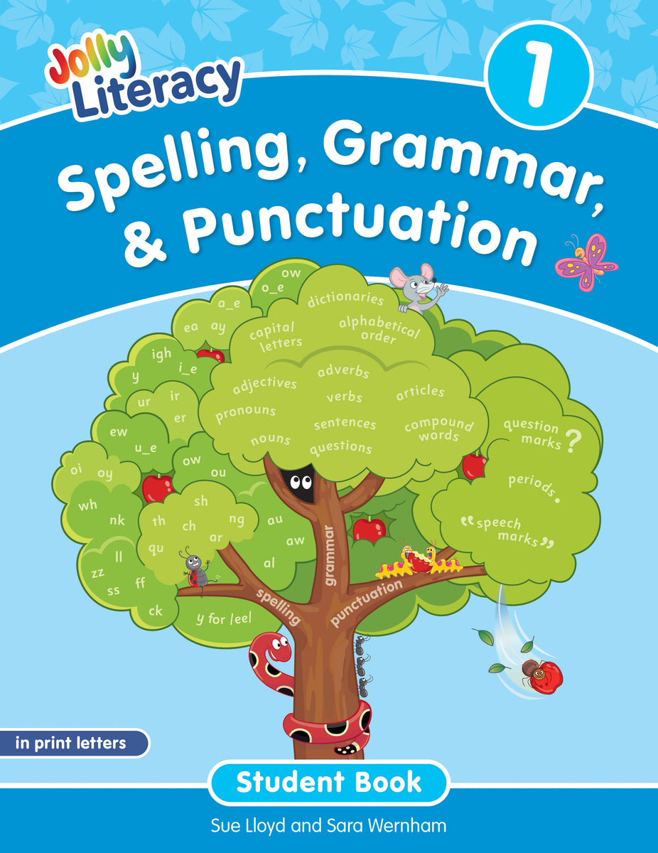 Spelling, Grammar & Punctuation Student Book 1 (Print letters) – Jolly Learning USA