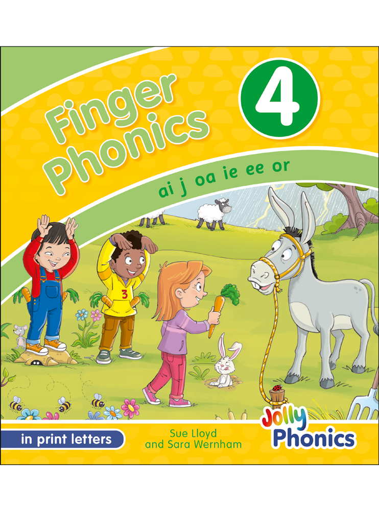 Finger Phonics Book 4 (in print letters) – Jolly Learning USA