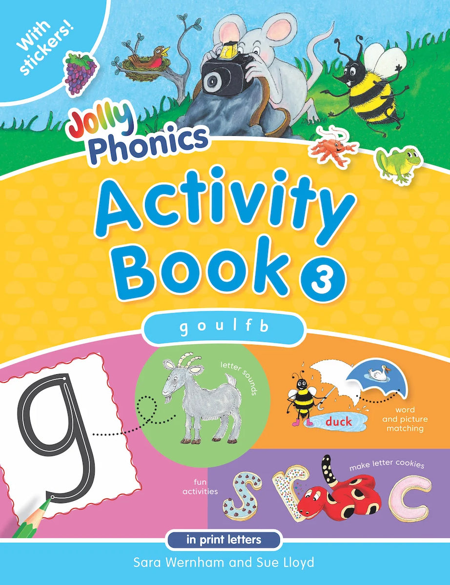 Jolly Phonics Activity Book 3 (in print letters) – Jolly Learning USA