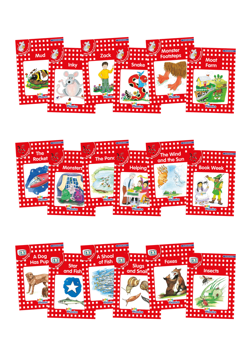 Jolly Phonics Readers Level 1 Complete Set (in print letters) – Jolly Learning USA