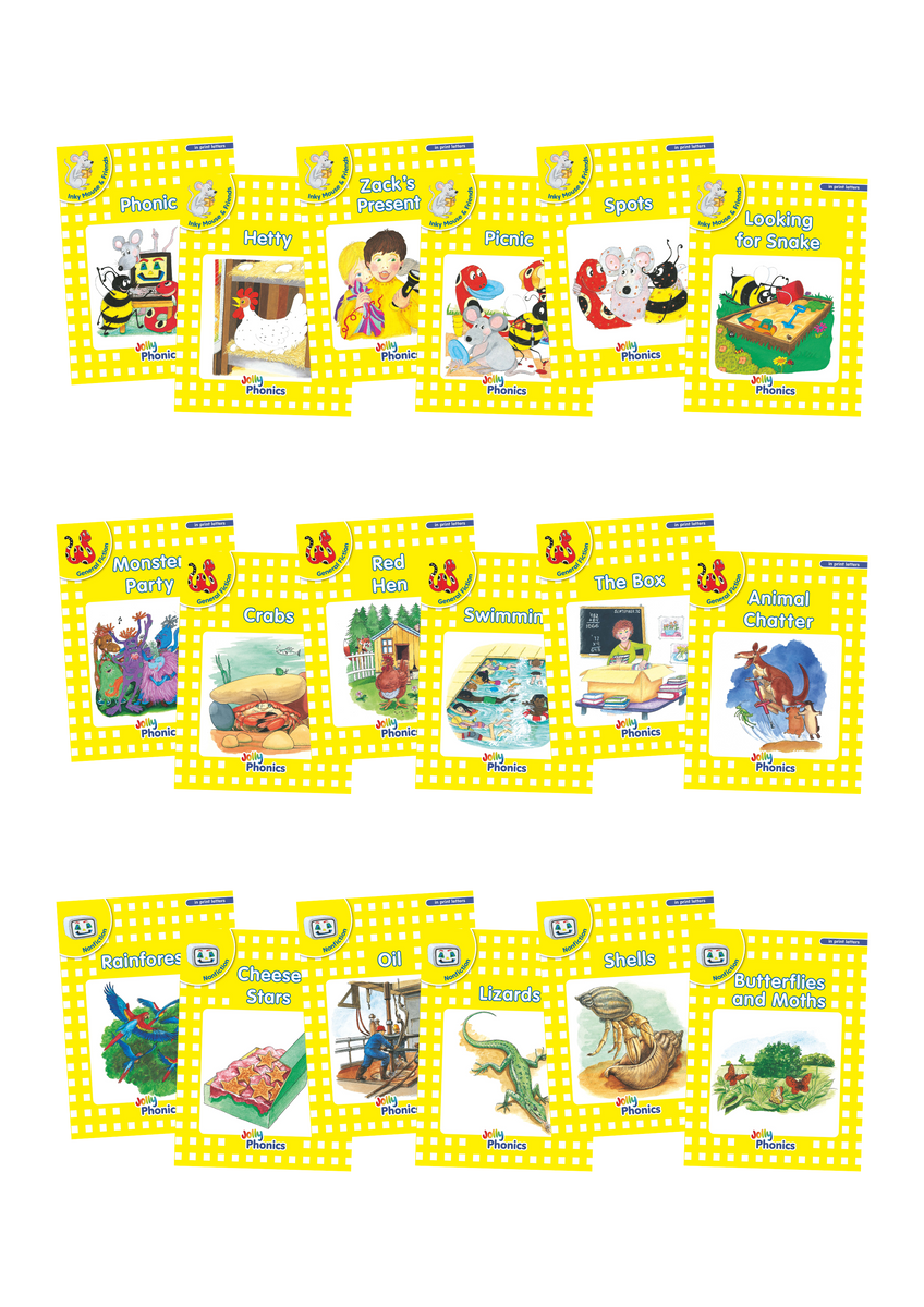 Jolly Phonics Readers Level 2 Complete Set (in print letters) – Jolly Learning USA